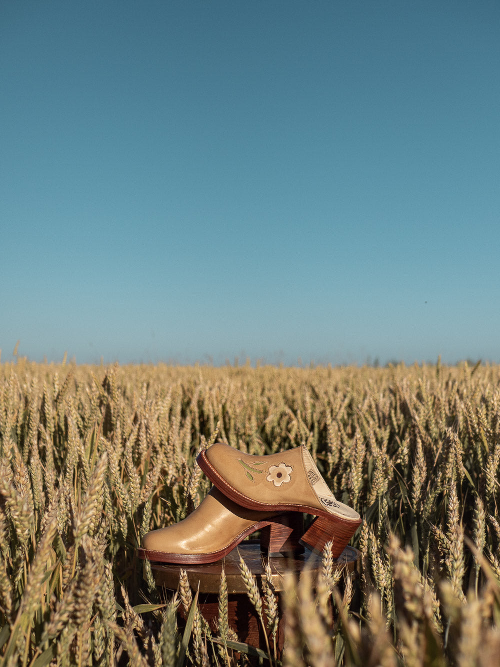 Flower Clogs Camel – Dandelie