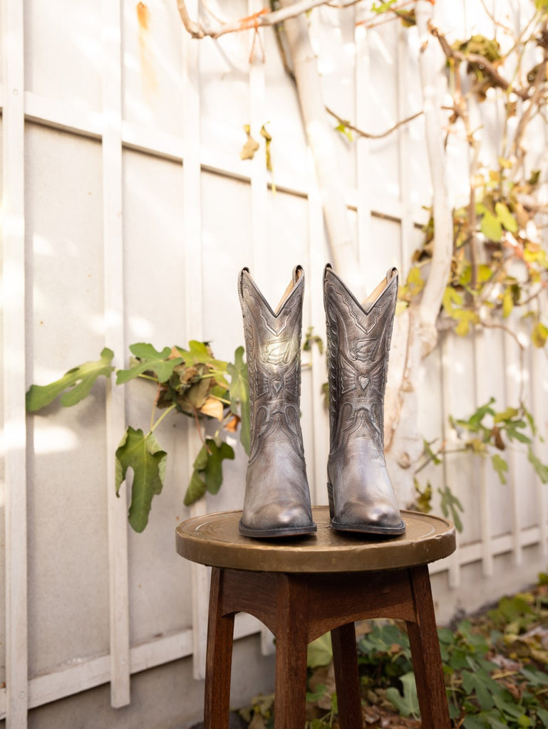 Metallic Silver Boots – Dandelie